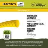Weed Warrior .065 in x 100 ft. Heavy Duty Biodegradable Trimmer Line ...