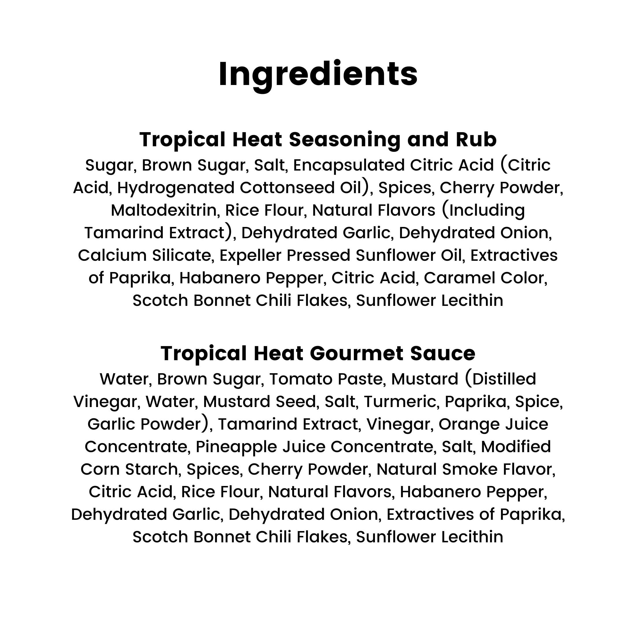 Buy Spice Isle Sauces Tropical Heat Gourmet Sauce and Seasoning/Rub ...