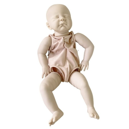 22inch August Reborn Doll Kit Toy Real Touch Unfinished Lifelike Vinyl ...