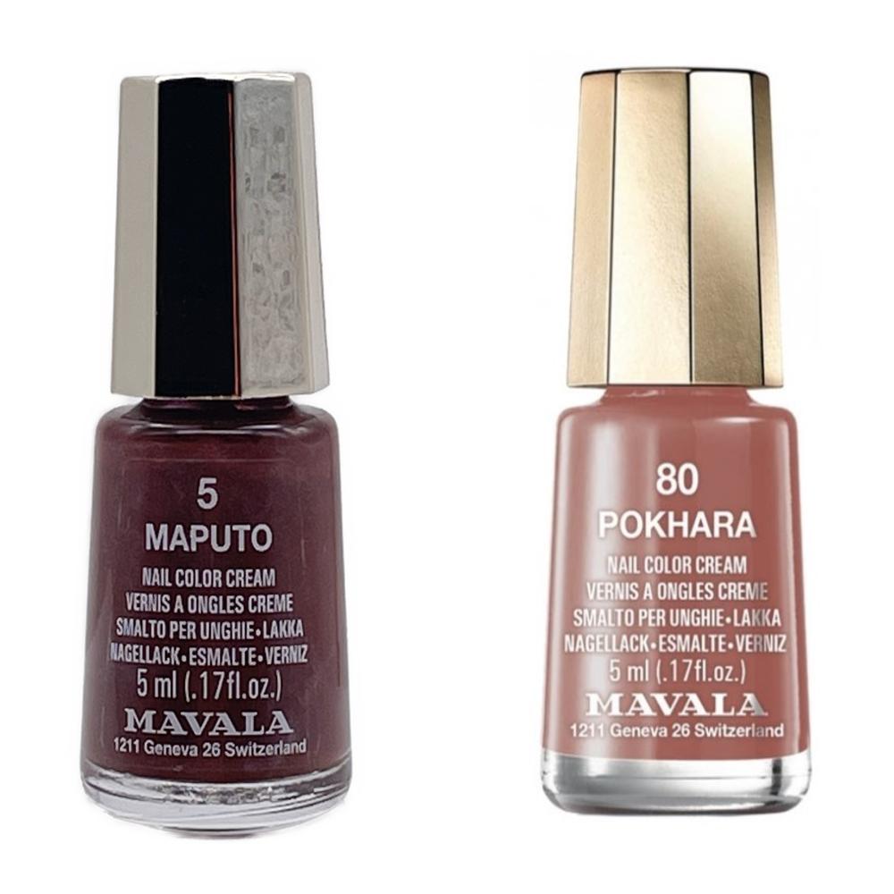 Mavala Mini Nail Polish 5ml - 5 Maputo - 80 Pokhara - Combi Pack ...