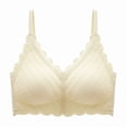 Ahabrexf Women's Wireless Lifting Full Coverage T-Shirt Bra, No Sagging ...