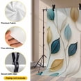 Blue Beige Leaf Backdrop for Photoshoot,Photography Photo Studio ...