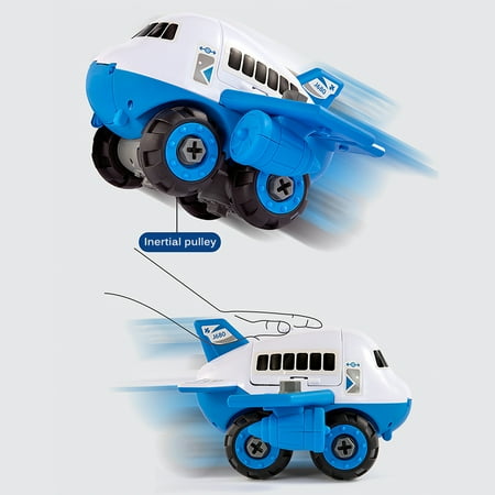 Children Aircraft Toy Track Inertia interesting home car Toy Car Plane ...