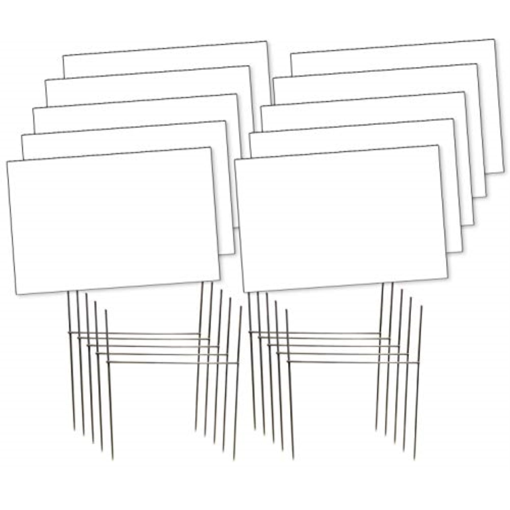 10 Pack Of 23 X 15 Coroplast Blank Yard Signs Walmart 10-pack-of-23-x-15-coroplast-blank-yard-signs-walmart