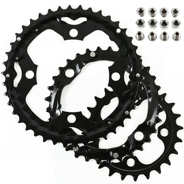 BUCKLOS 64/104 BCD Bike Chainring Set, Steel CNC Alloy Double/Triple ...
