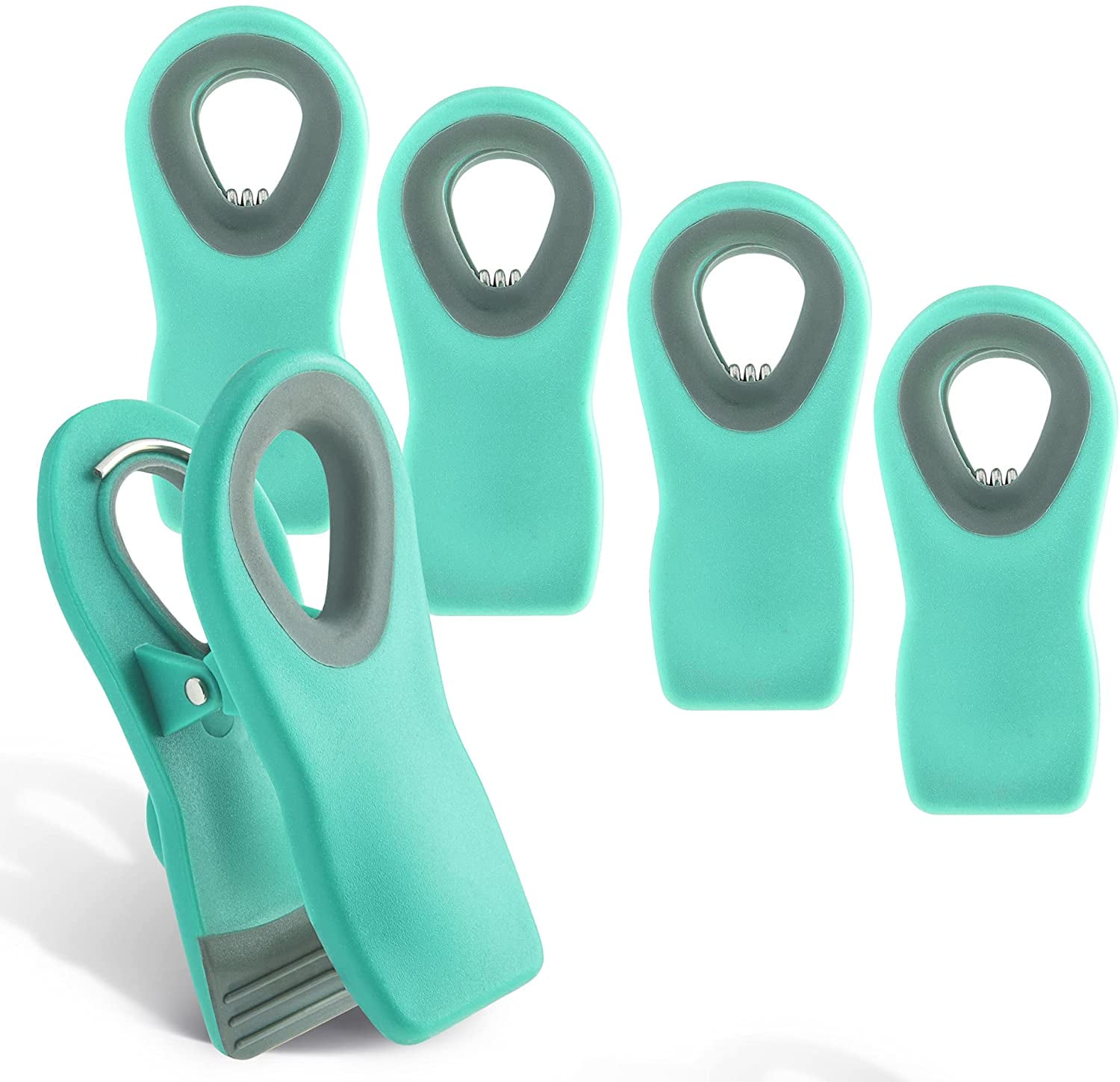 Cook with Color Chip Clips for Bags - Magnetic Bag Chips Set of 5 ...