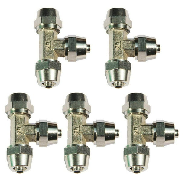 pitrice T Shape Air Line Hose Compressor Fitting Connector Quick ...