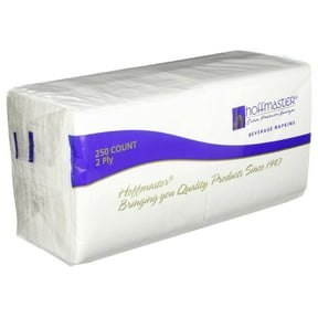 Great Value 12" x 12" White Disposable Paper Napkins, 500 Count ...