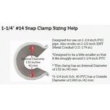 Snap clamps 1¼"x4" - Light Grip, 10 pack - Walmart.com