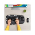 Logitech MK550 Ergonomic Wireless Wave Keyboard and Mouse Combo with ...