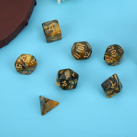 Eco-Friendly Game Dice, Multi Side Dice, 7PCS/Set For Family Gathering ...