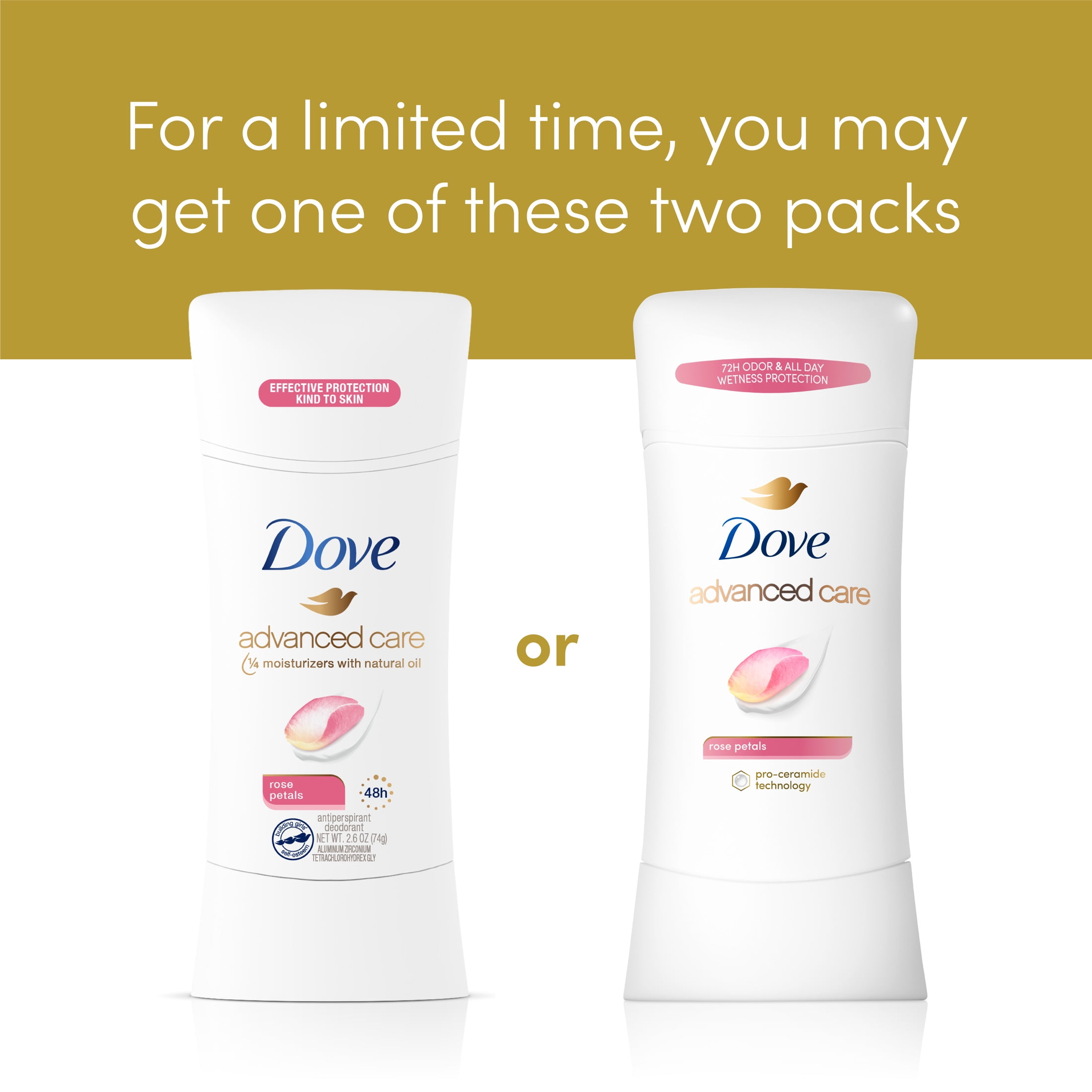 Dove Rose Petals Antiperspirant Deodorant - 2.6 Oz in Nepal at NPR 2994 ...