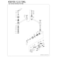 Kingston Brass KS5108KL Whitaker Two-Handle 1-Hole Wall Mount Pot ...