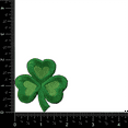 Medium - Green - Irish Shamrock/Clover - Iron on Patch, Embroidered ...