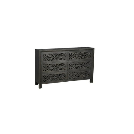 Taran Designs Baker 7-drawer Solid Wood Dresser in Brown - Walmart.com
