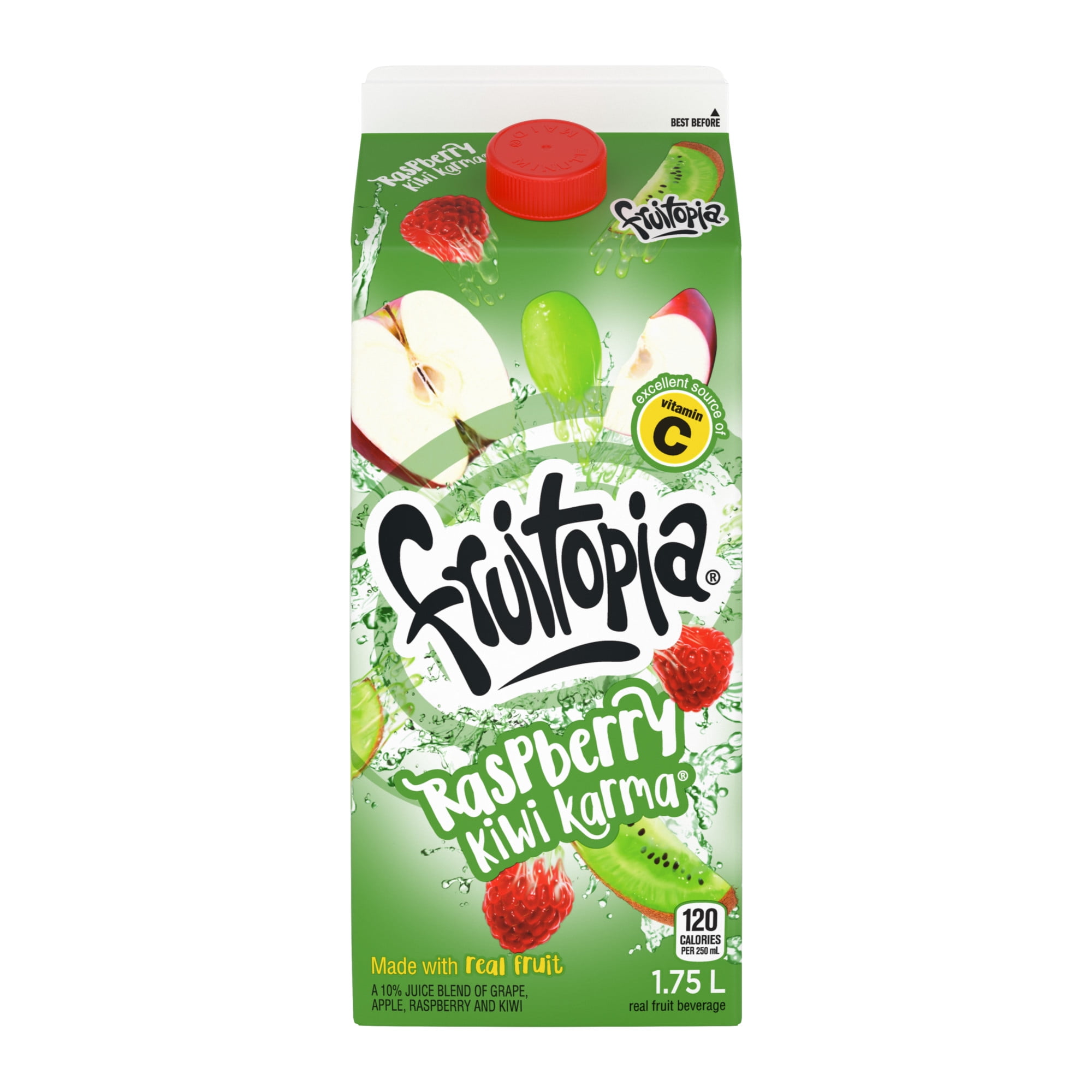Fruitopia Raspberry Kiwi Karma Gable top, 1.75 Liters - Walmart.ca