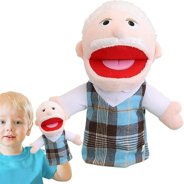 LPSSTORE Family Hand Puppet School Home Puppet Interactive Shows Puppet ...