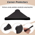 100 pc Triangle Plastic Furniture Corner Guards Table Corner Protector ...