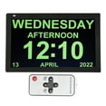 Digital Calendar Alarm Day Clock 14.1 Inch 4 Colors 5 Alarms Digital ...