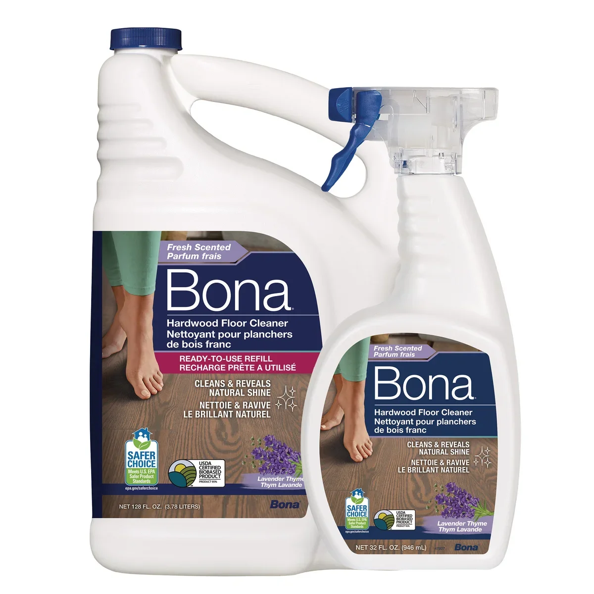Click here for Bona Hardwood Floor Cleaner 3.78l + 946ml Refill -... prices