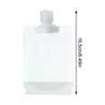Reusable Stand Up Pouch with Screw Cap Spout Leakproof Food Grade ...
