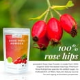 Rose Hips Powder from 100% Wild Organic Rosehip. Premium Rosa ...
