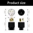 30Amp 125V Twist Lock Power Plugs L5 30P For Machinery And Equipment ...