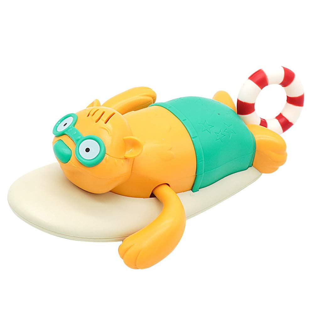 Nextake Pull String Juguete de baño para bebé Pull & Go Castor Cute ...