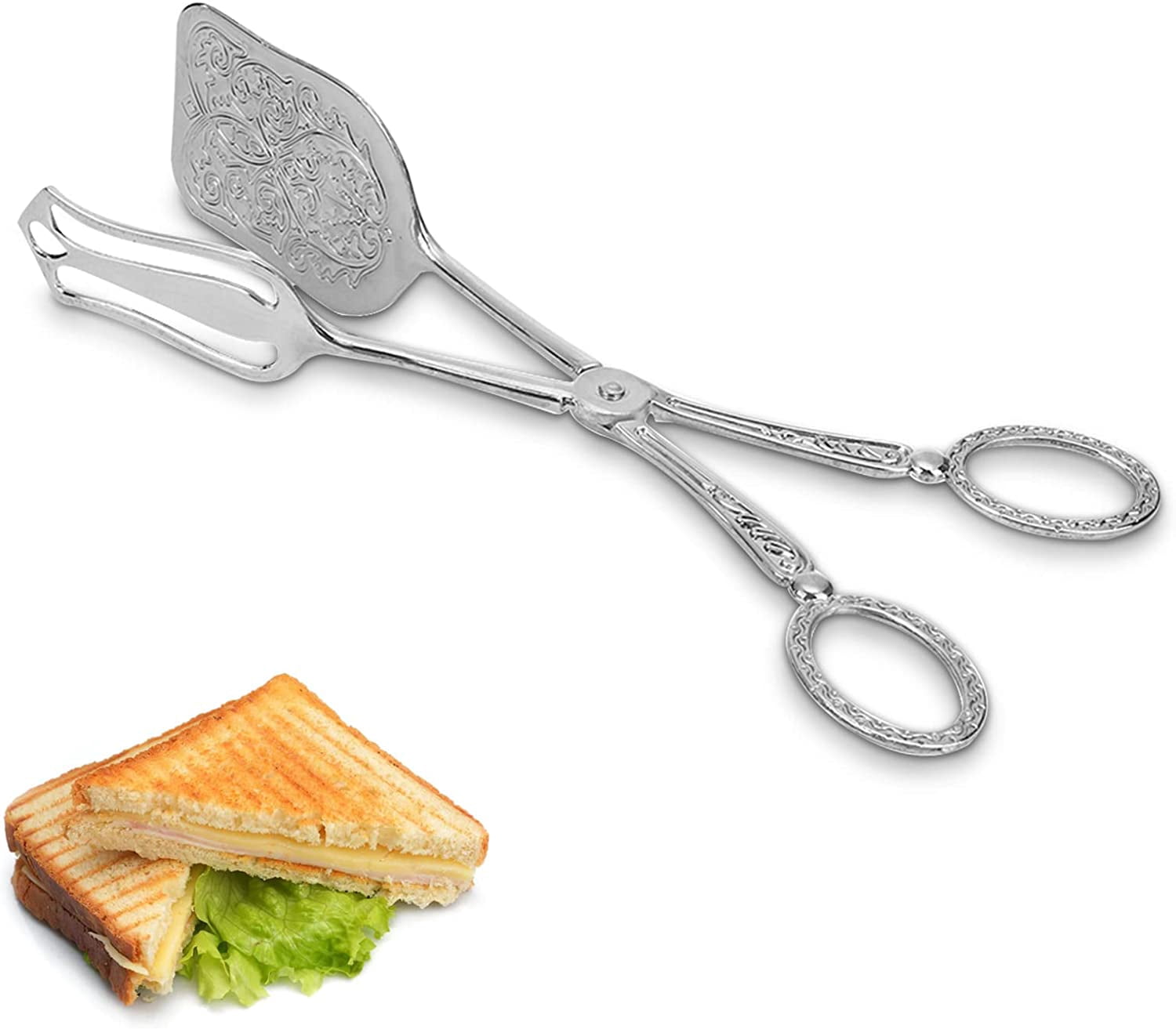 1 pinzas para ensalada de acero inoxidable, pinzas para buffet, pinzas ...