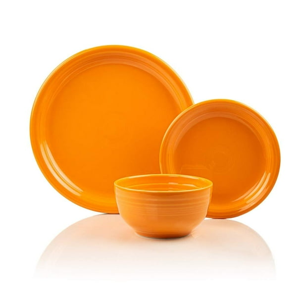 Fiestaware 3 Piece Bistro Set Butterscotch - Walmart.ca