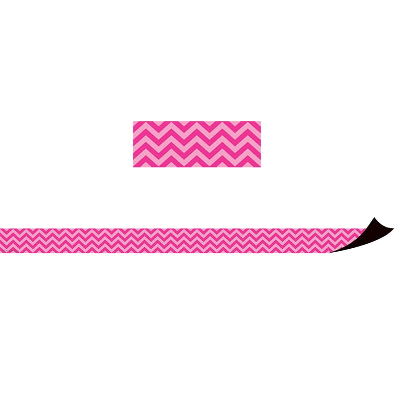 Neon Pink Chevron