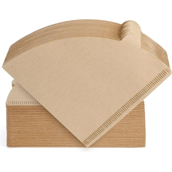 200 Count Cone Coffee Filters, Size 02 Natural Unbleached Paper Filter ...