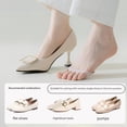 Lightweight Half Finger Socks With 3D Shock Absorption Breathable ...