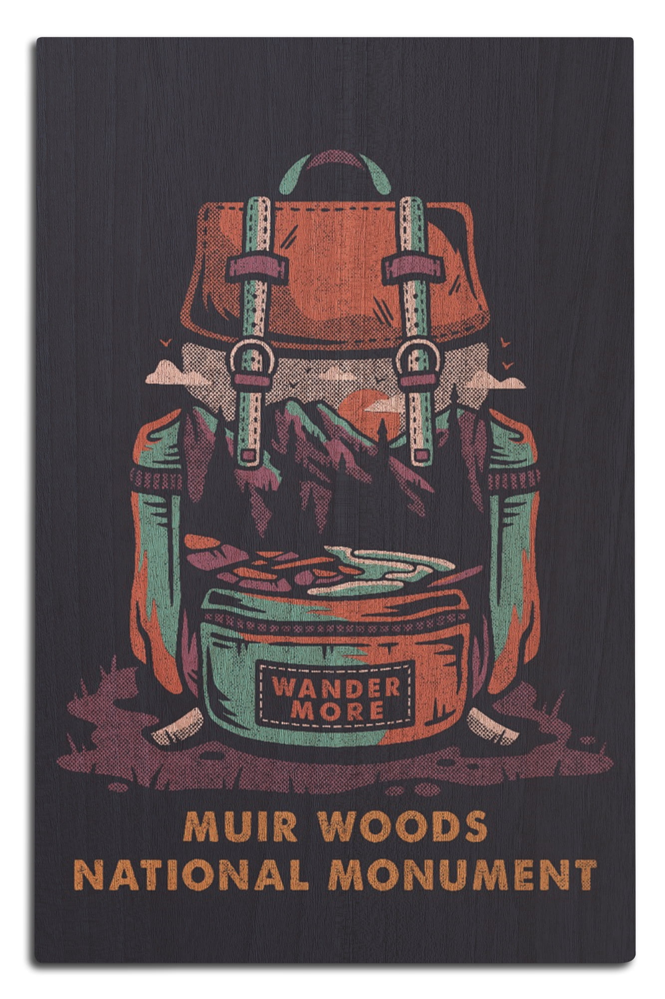 Muir Woods National Monument, California, Backpack, Distressed Birch ...