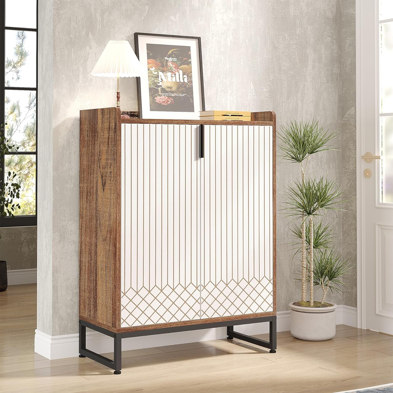 Click here for Tribesigns 5-Tier Shoe Cabinet  25 Pairs Shoe Stor... prices