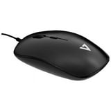 V7 MU200-1N Black 4 Buttons 1 x Wheel USB Wired Optical 1600 dpi Low ...