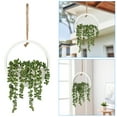 Miqiao 2 Pcs Artificial Hanging Succulents Plants, Faux String of ...
