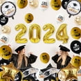 Graduation Balloons 2024,Graduation Party Decorations 2024,Black and ...