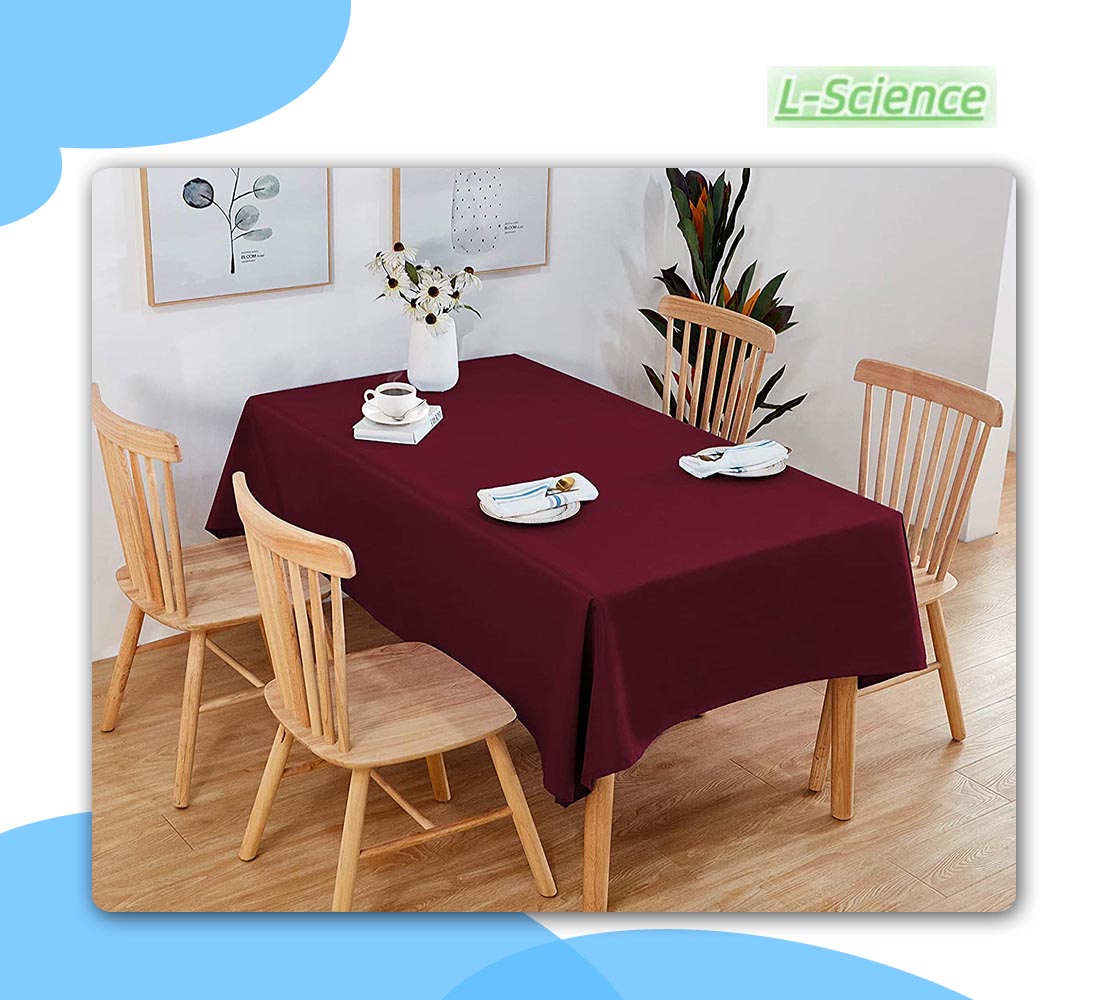 Burgundy Rectangular Table Cloth - Walmart.com