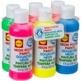 Washable Neon Poster Paint 6/Pkg - Walmart.com