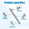 15Pcs Watch Strap Links Pins Connection Fixed Stainless Steel Ear Rod ...