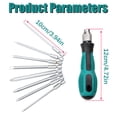 8 Pcs Screwdriver Bit Set,Multitool Screw Driver Bit Set Precision ...