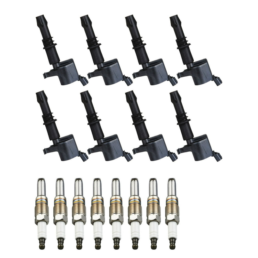 Set of 8 ISA Brand Ignition Coil and Spark Plug Compatible with 2008 ...