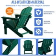 JONPONY Folding Adirondack Chair, Relaxing Stackable Arm Rest Ergonomic ...