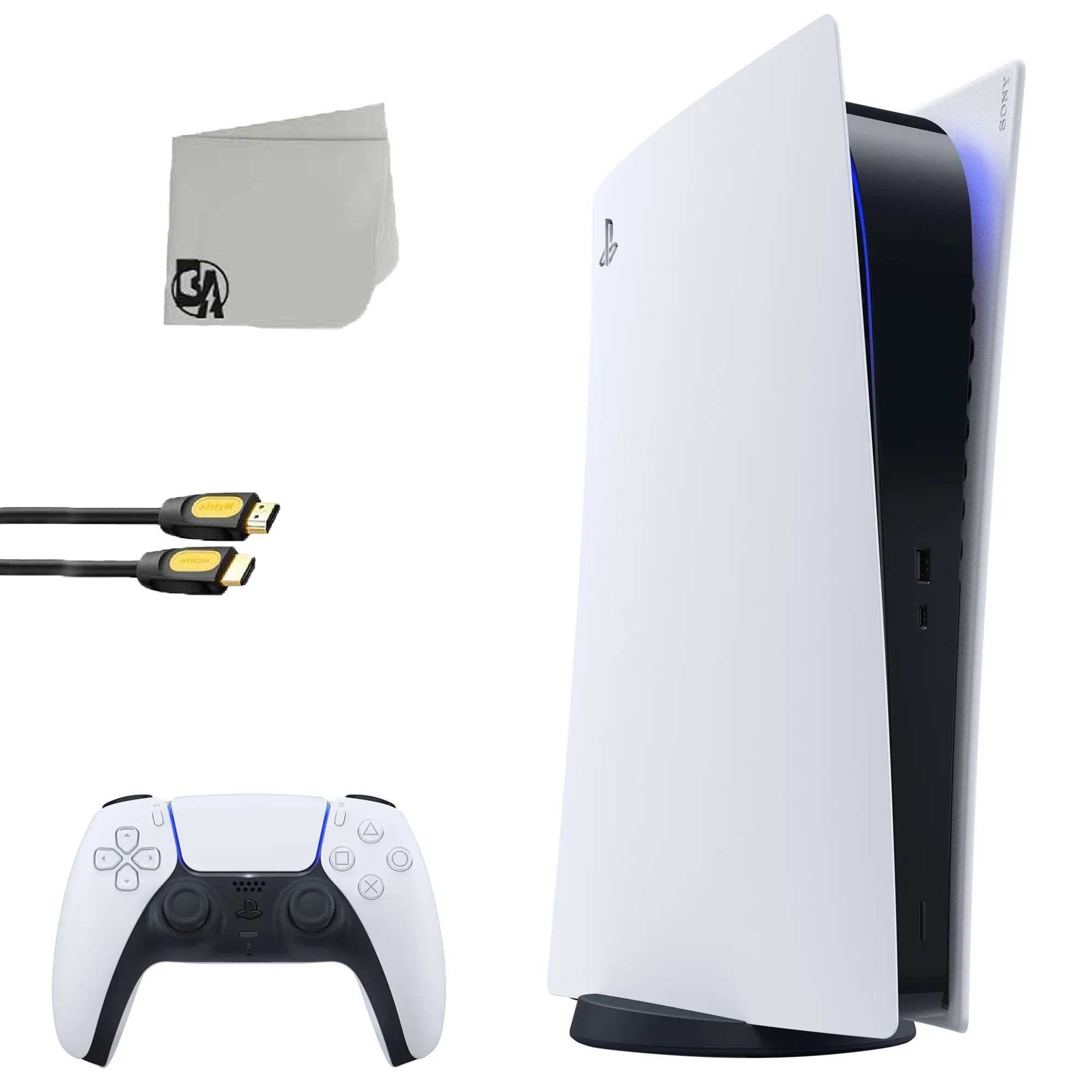 PlayStation Core Gaming Console Digital Edition White with HDMI BOLT ...