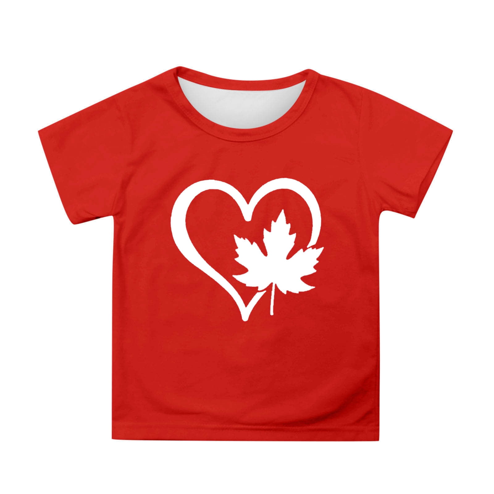 Click here for Pmvfhde Canada Day Maple Leaf Printed Pattern T-Sh... prices