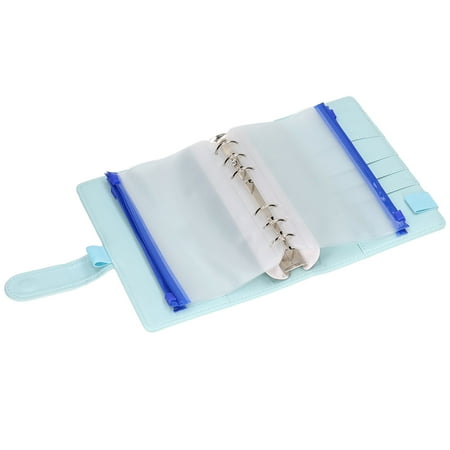 A6 PU Leather Money Saving Binder, Waterproof Soft Touch Interlayer A6 ...