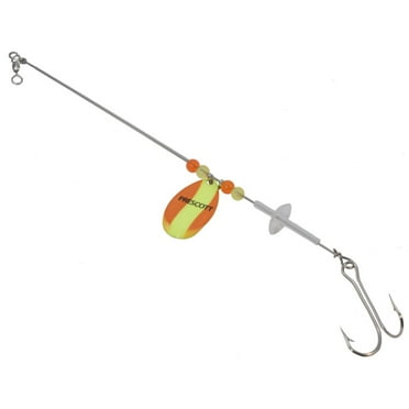Prescott Spinner Strip-On Rig 6" Leader 1-1/4" Prescott Blade 2/0 Hook ...