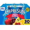 Capri Sun Fruit Punch Juice Box Pouches, 30 ct Box, 6 fl oz Pouches ...