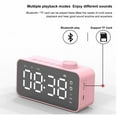 Skegnu Digital Alarm Clock LED Mirror Digital Alarm Clock Big Time ...